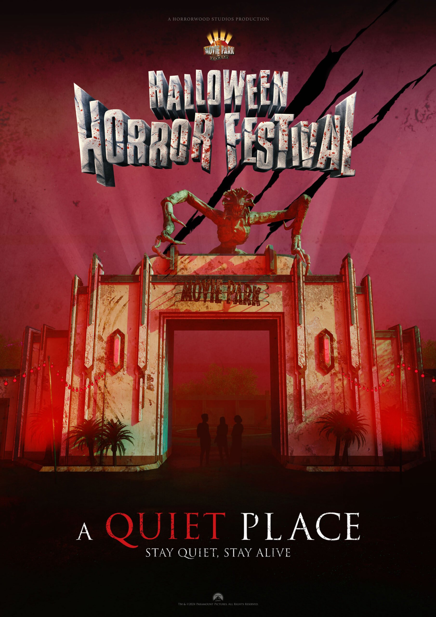 Movie Park Germany bouwt 'A Quiet Place' spookhuis voor Halloween ...